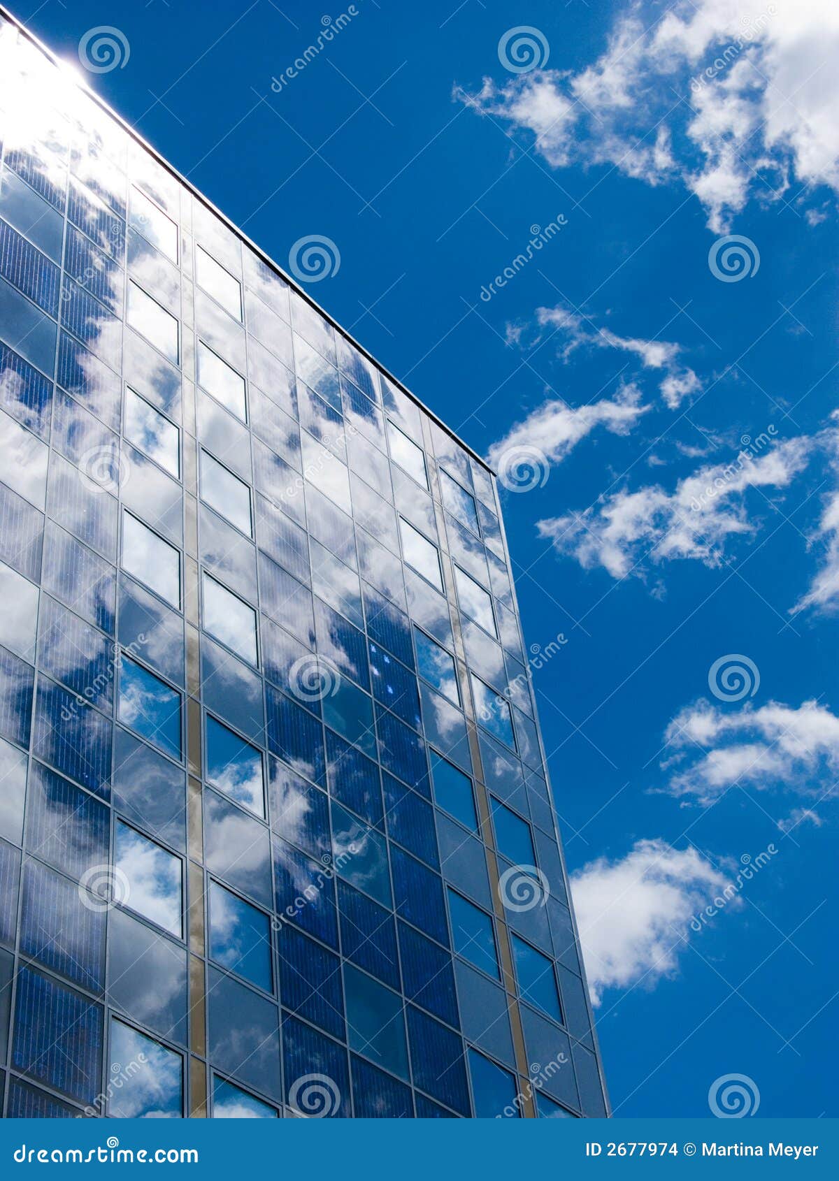 Facade with Solar Panels stock photo. Image of city, business - 2677974