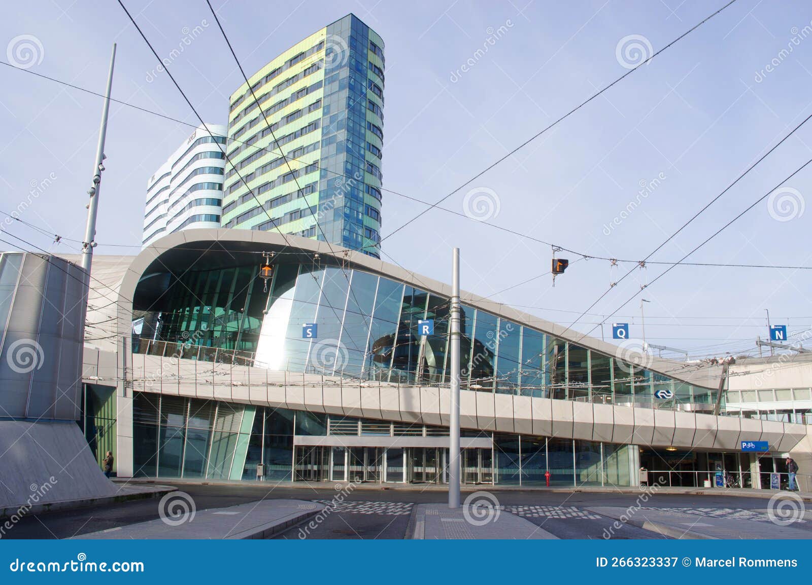 Facade of Station Arnhem, Netherlands Editorial Photography - Image of ...