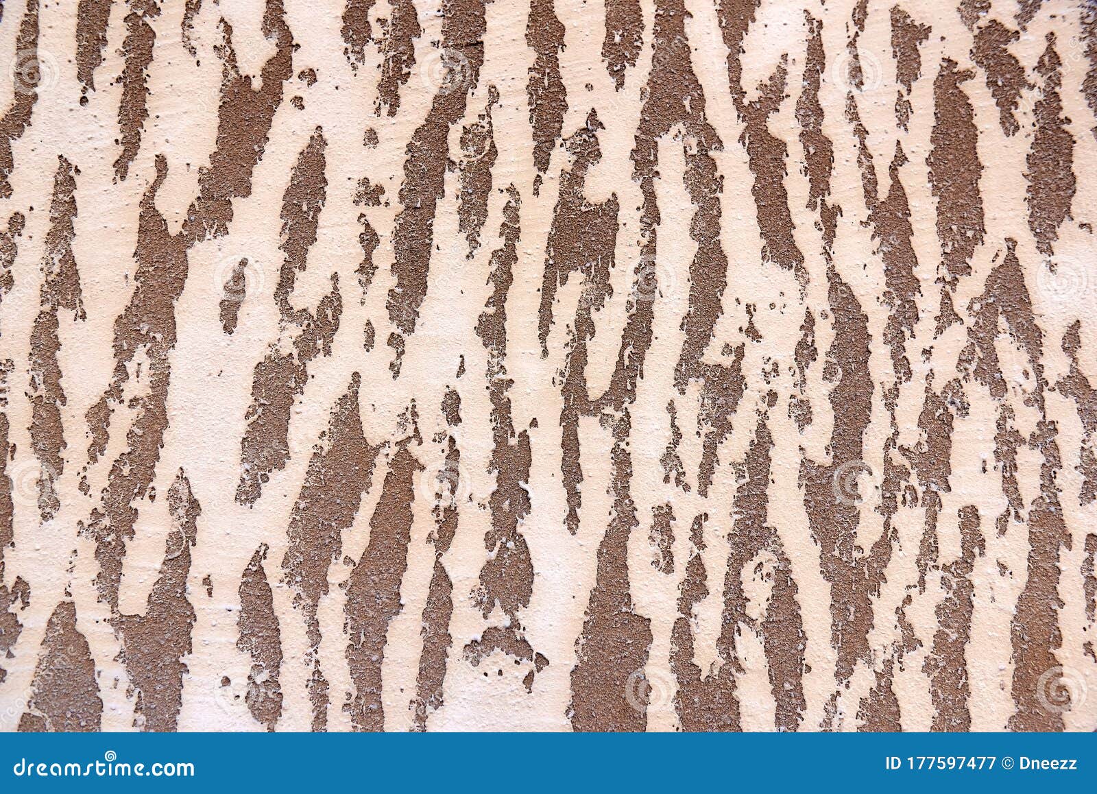 Facade Stone Wall with Patterned Plaster. Stucco Pattern Texture. Stock ...