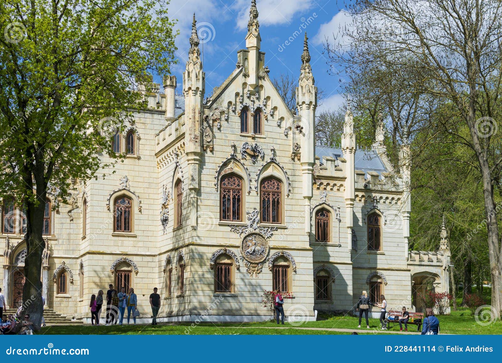 Miclauseni Castle Aka Sturdza Castle, Romania Editorial Photo ...