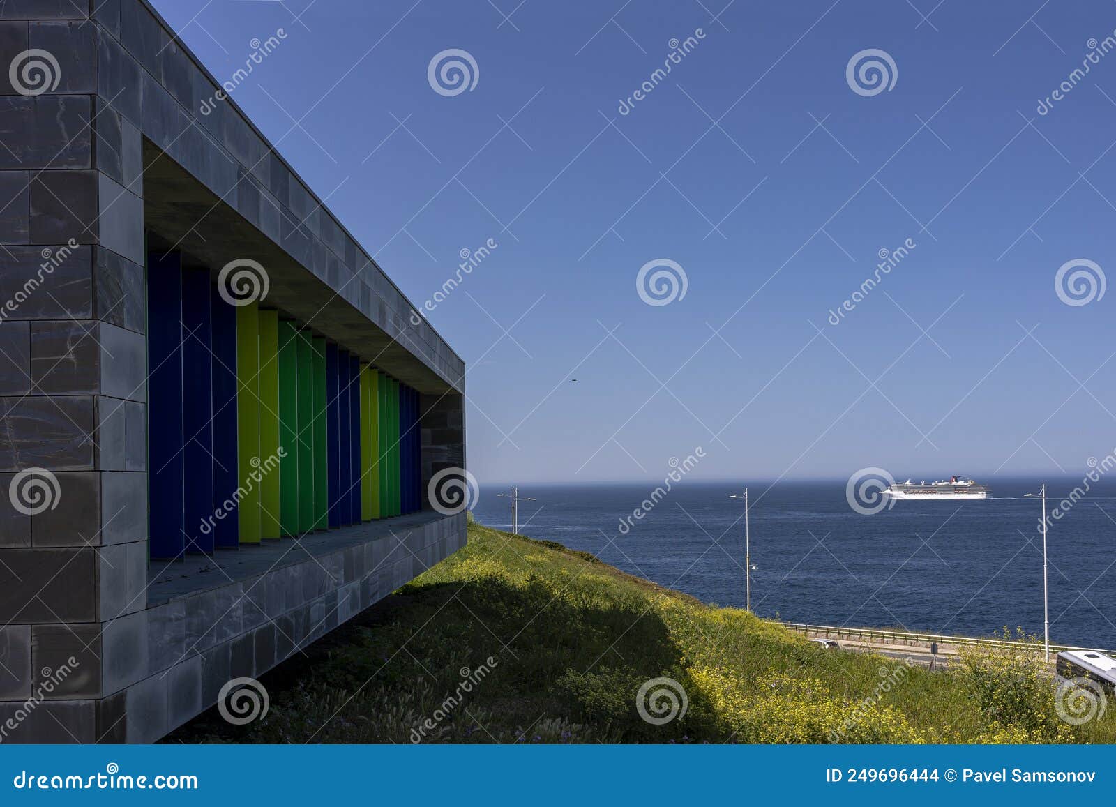 Facade of a Stylish Building with Modern Architecture Stock Photo ...