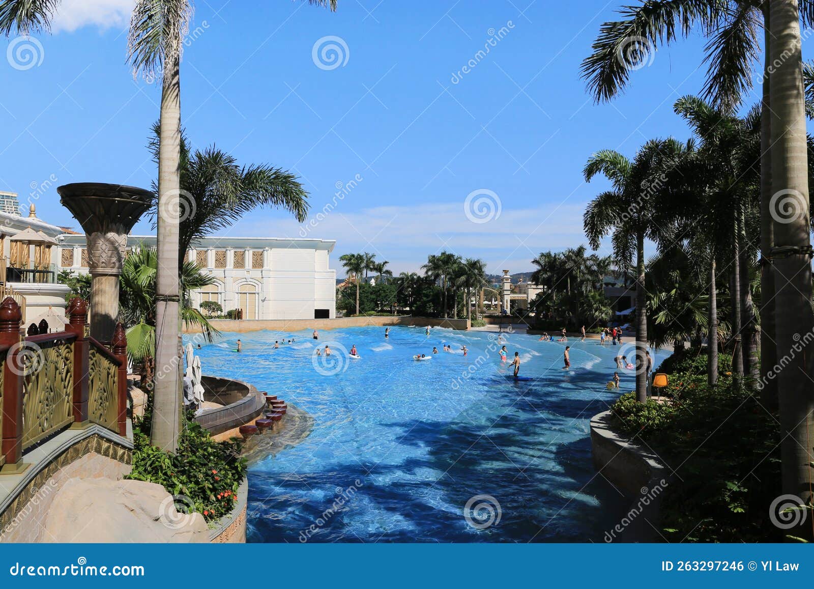 The Facade of the Swimming Pool of the Galaxy Hotel 4 July 2012 ...