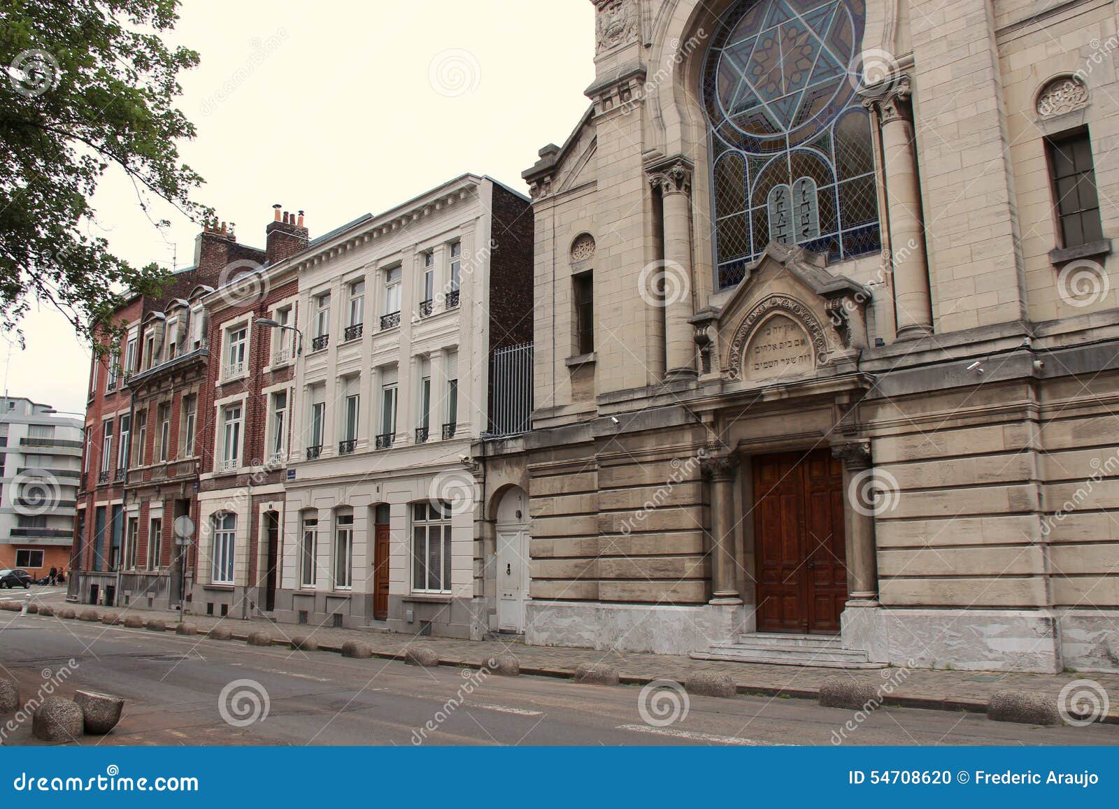 Facade - Synagogue - Lille - France (2) Stock Photo - Image of ...