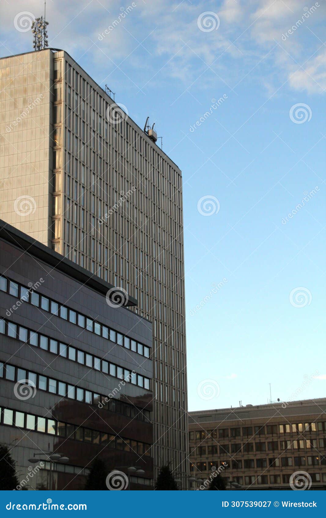 Facade of a Tall Building in Stockholm, Sweden Editorial Photography ...