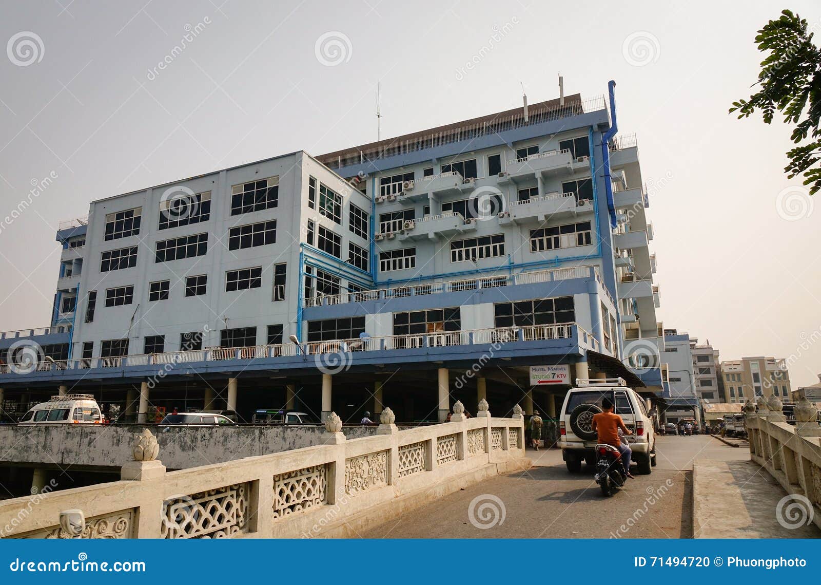 Facade of the Train Station in Mandalay, Myanmar Editorial Image ...