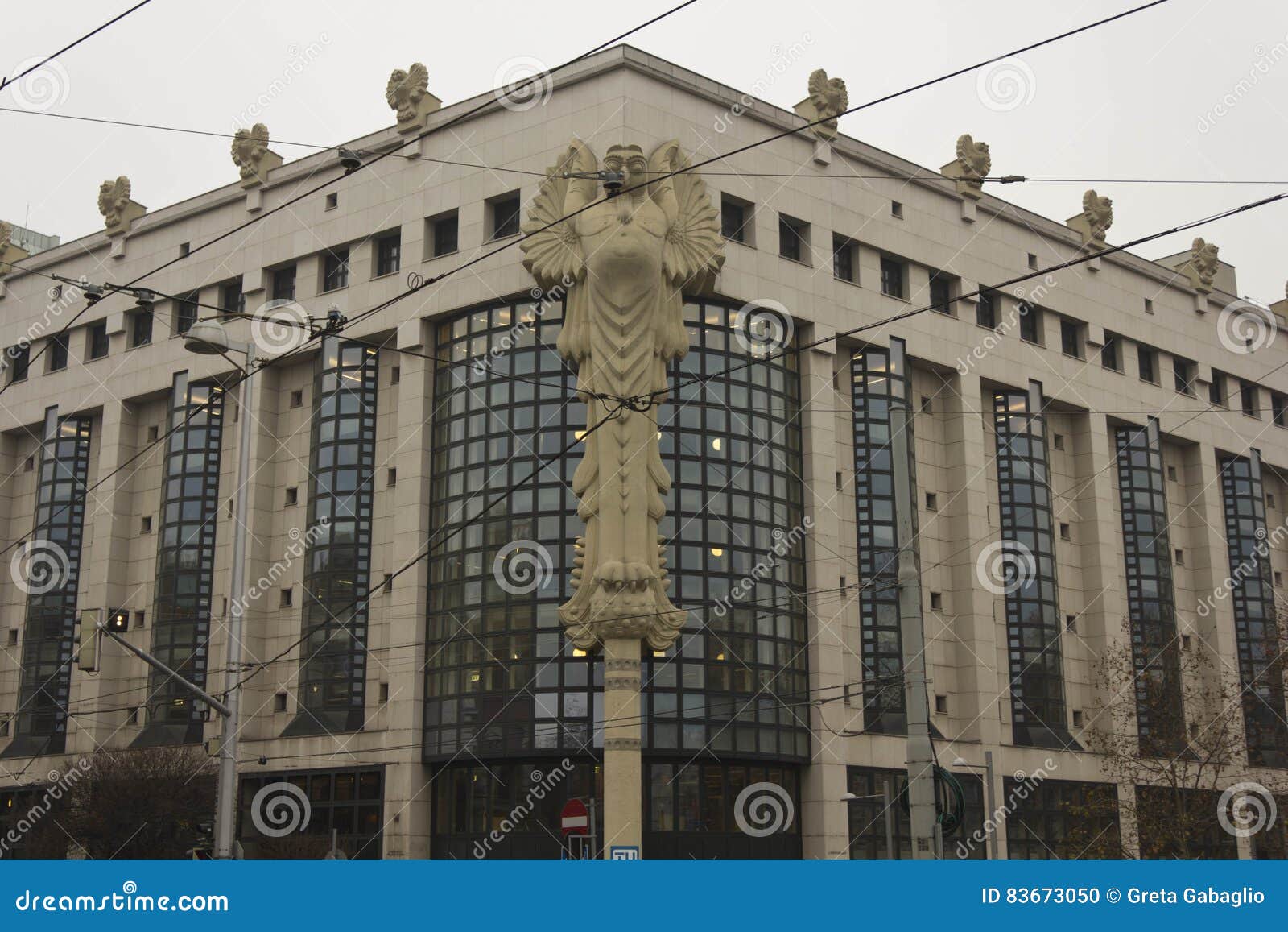 Facade of TU, Vienna University Editorial Image - Image of landmark ...