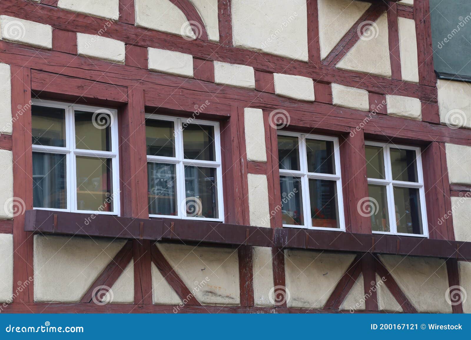 Facade of a Tudor-style House Stock Image - Image of tudor, facade ...