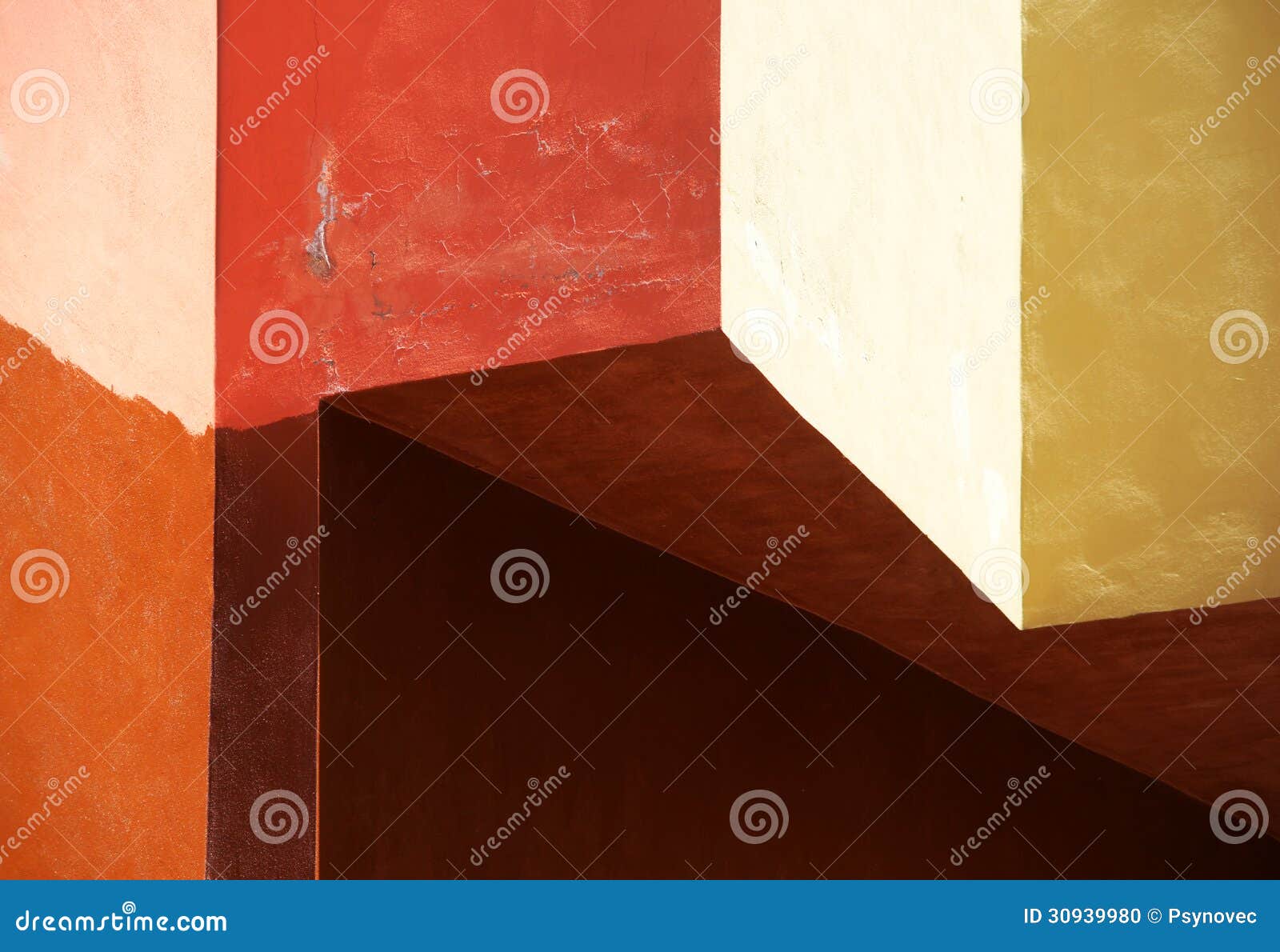 Facade Wall Cross Section Real Of Brick Blocks Stock Photography ...
