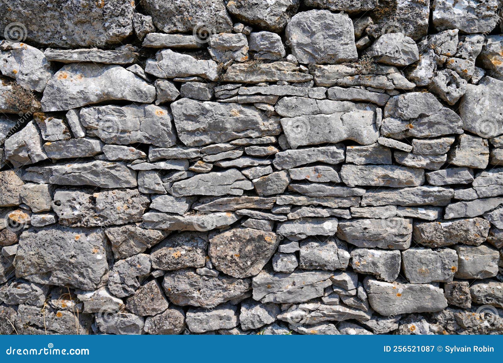 Facade Wall Grey Stones Rustic Gray Cement Old Facade Building ...
