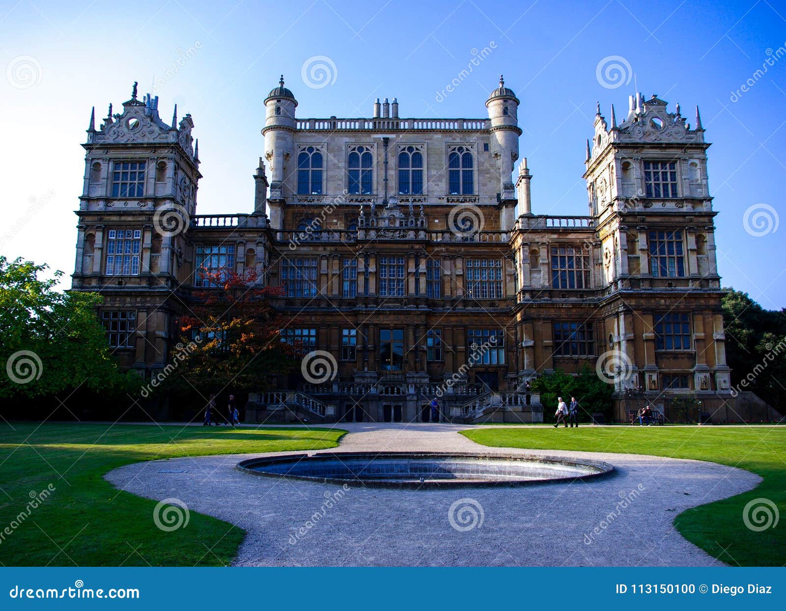 Facade of Wollaton Hall in Nottingham Editorial Image - Image of ...
