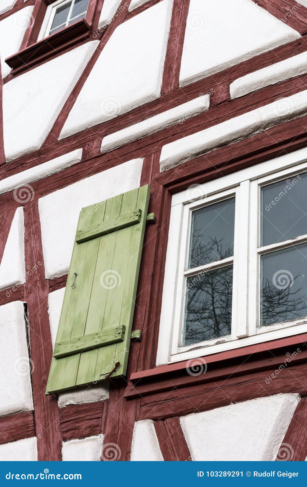 Facades Architecture and Windows of Framework Buildings Stock Image ...