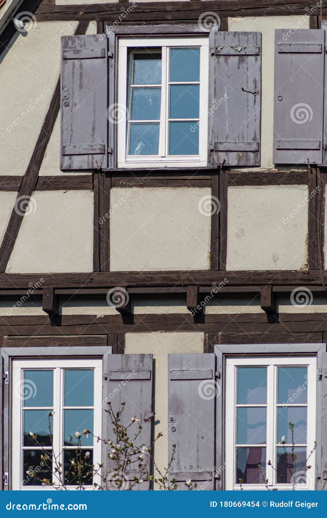 Facades of Historical Framework Buildings Stock Photo - Image of ...