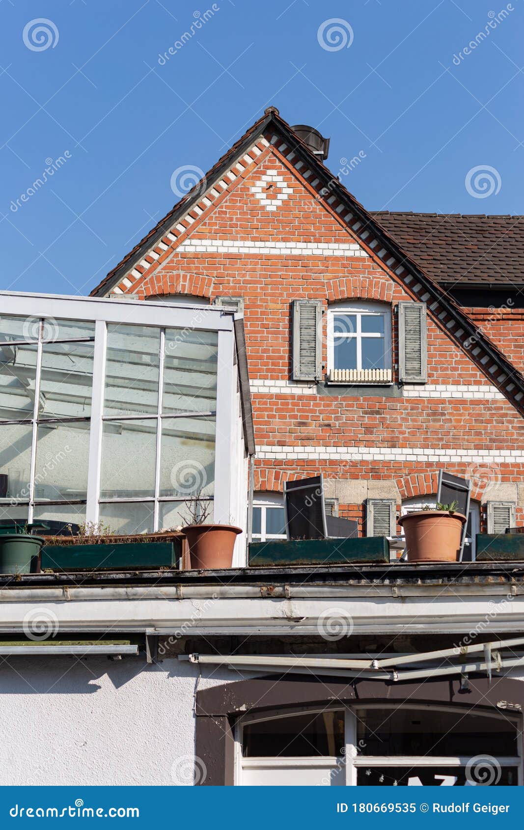 Facades of Historical Framework Buildings Stock Image - Image of home ...