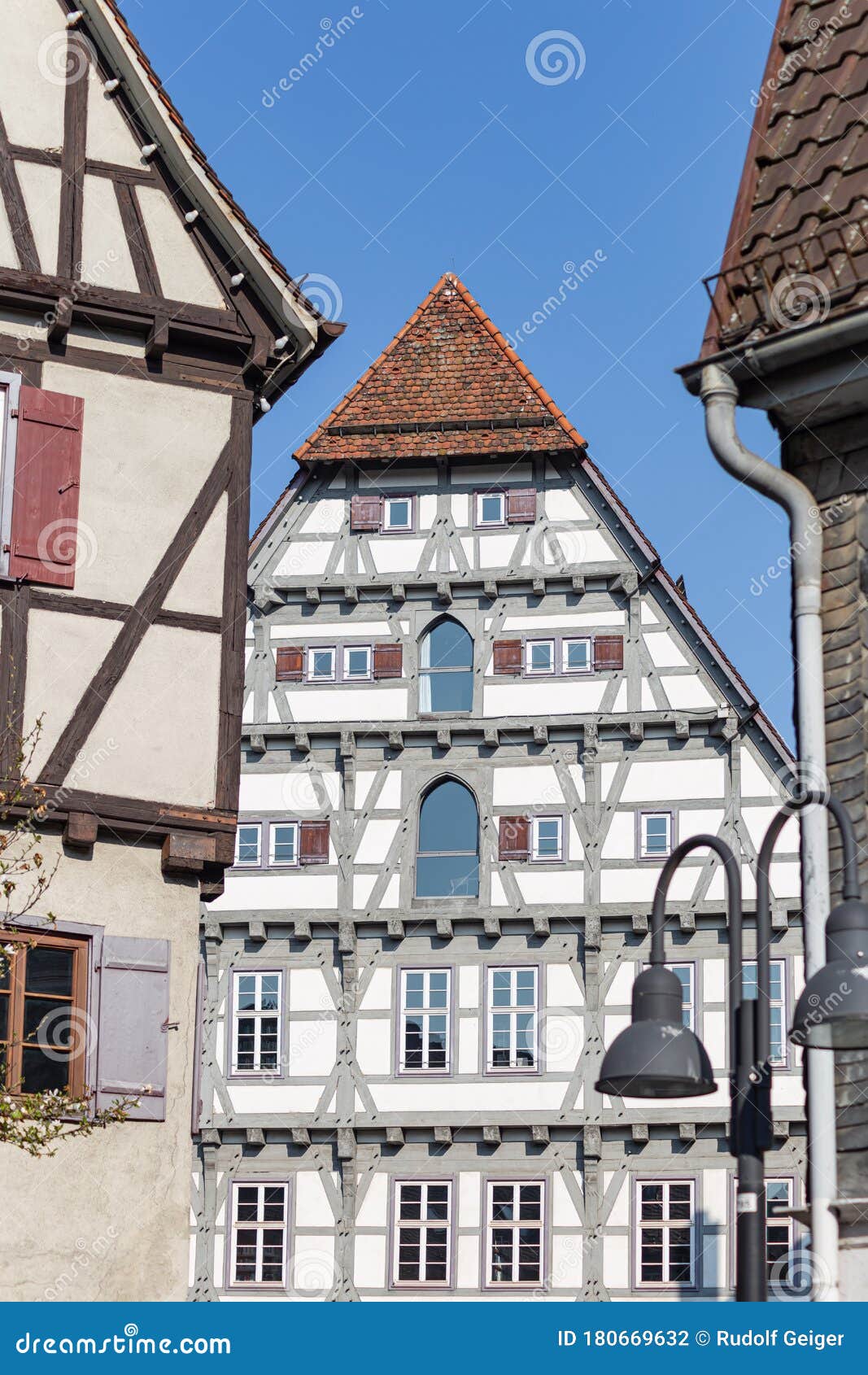 Facades of Historical Framework Buildings Stock Photo - Image of house ...