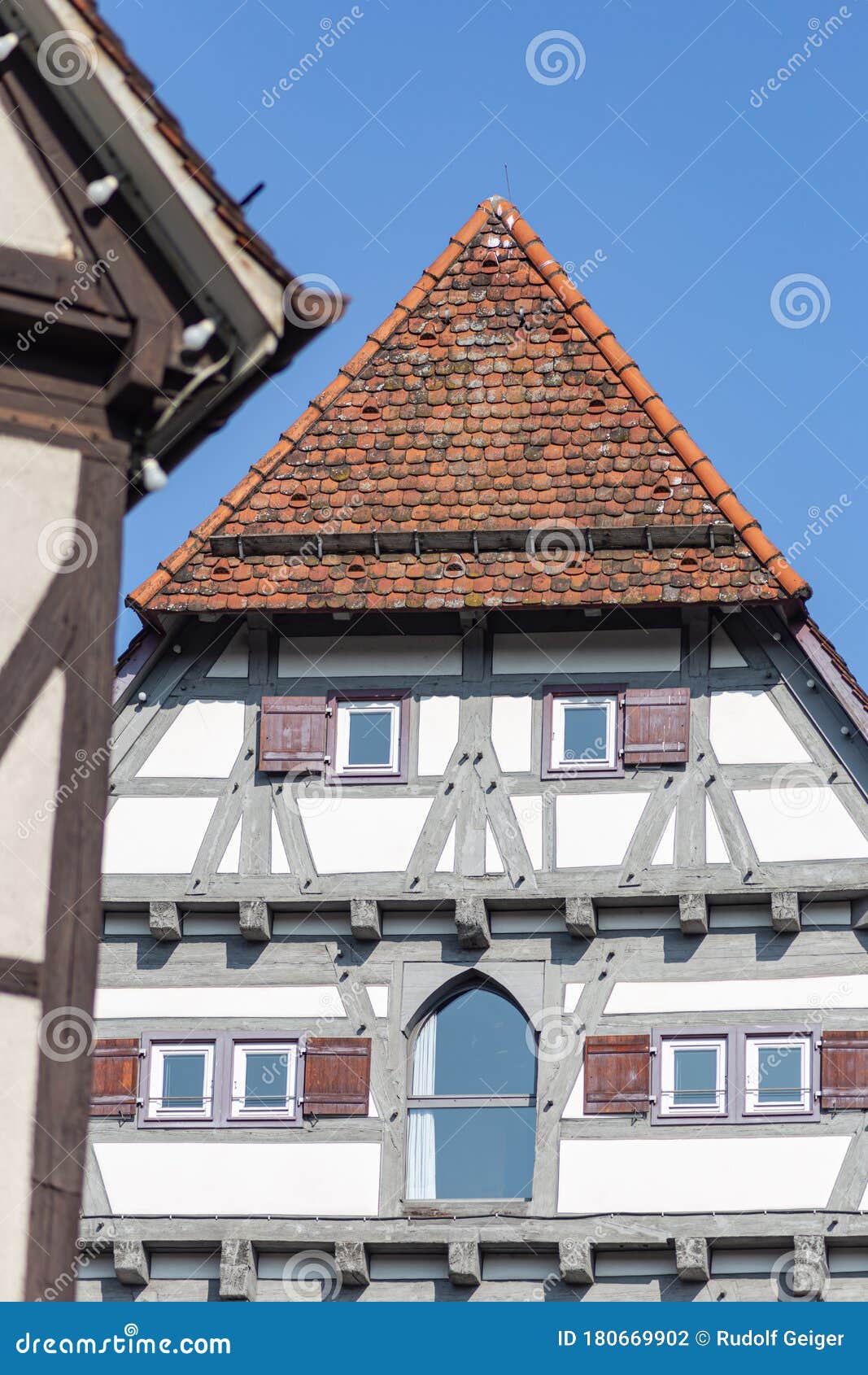 Facades of Historical Framework Buildings Stock Photo - Image of ...