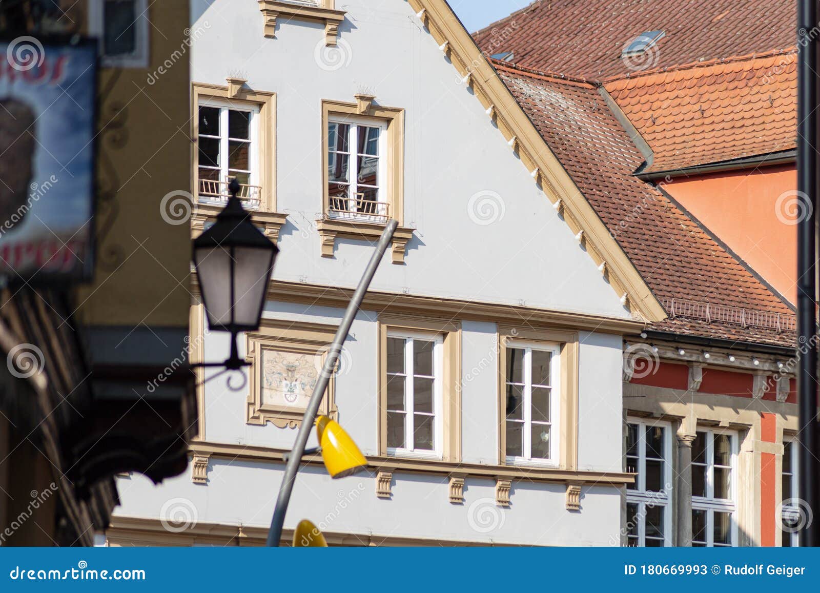 Facades of Historical Framework Buildings Stock Image - Image of ...