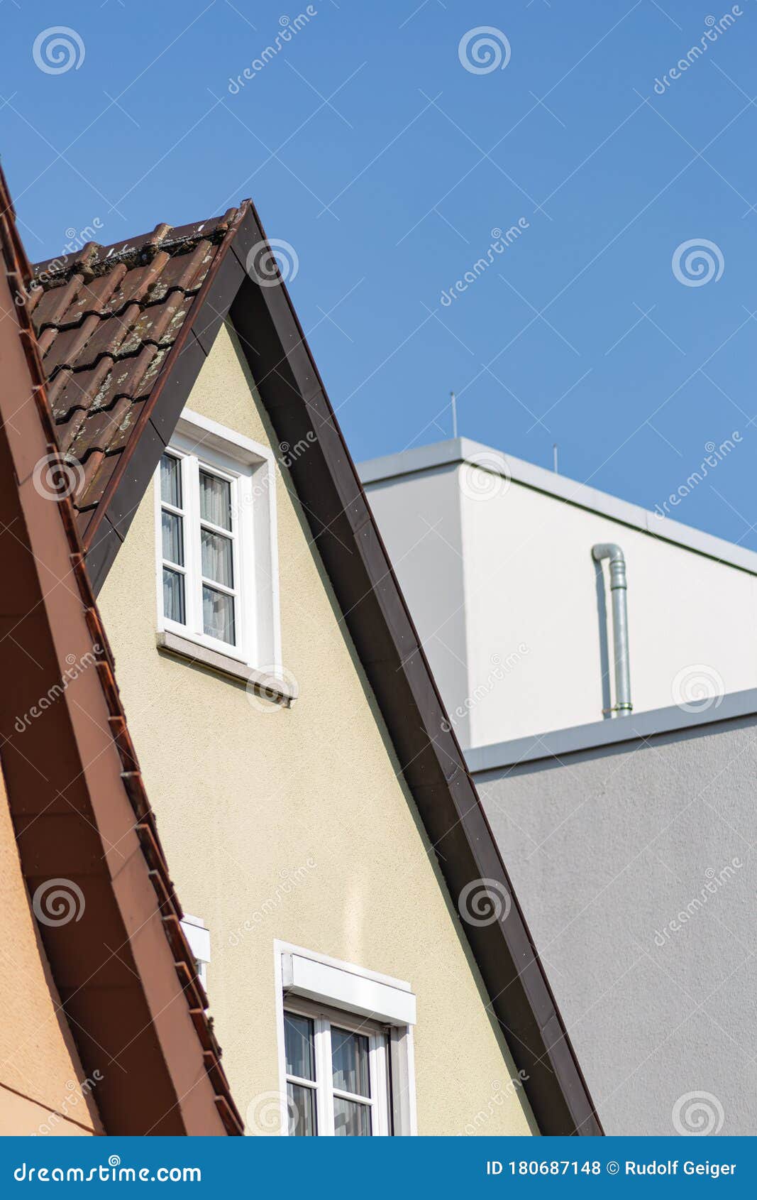 Facades of Historical Framework Buildings Stock Photo - Image of ...