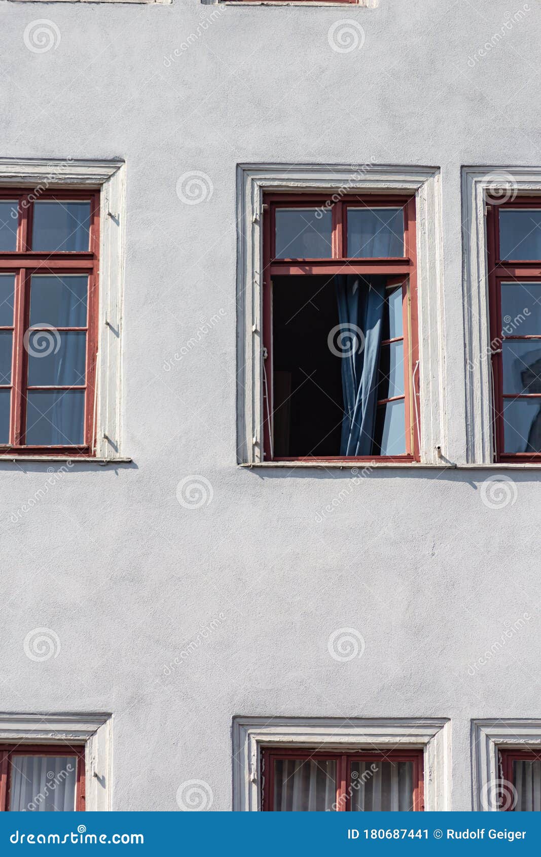 Facades of Historical Framework Buildings Stock Image - Image of ...