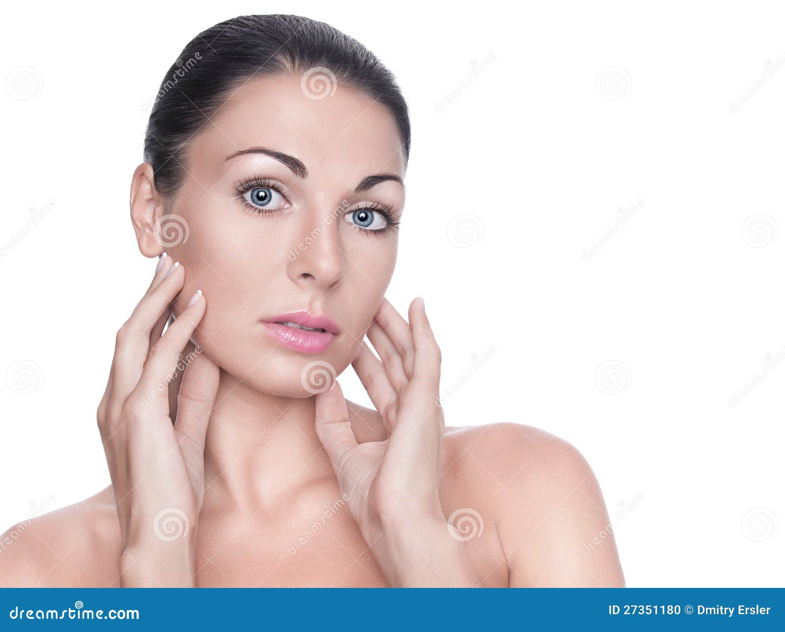 Face stock photo. Image of serene, female, face, pleasure - 27351180