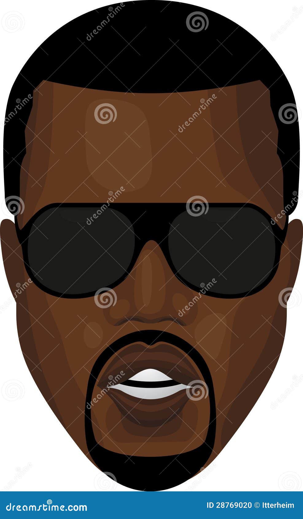 Kanye Sunglasses Vector