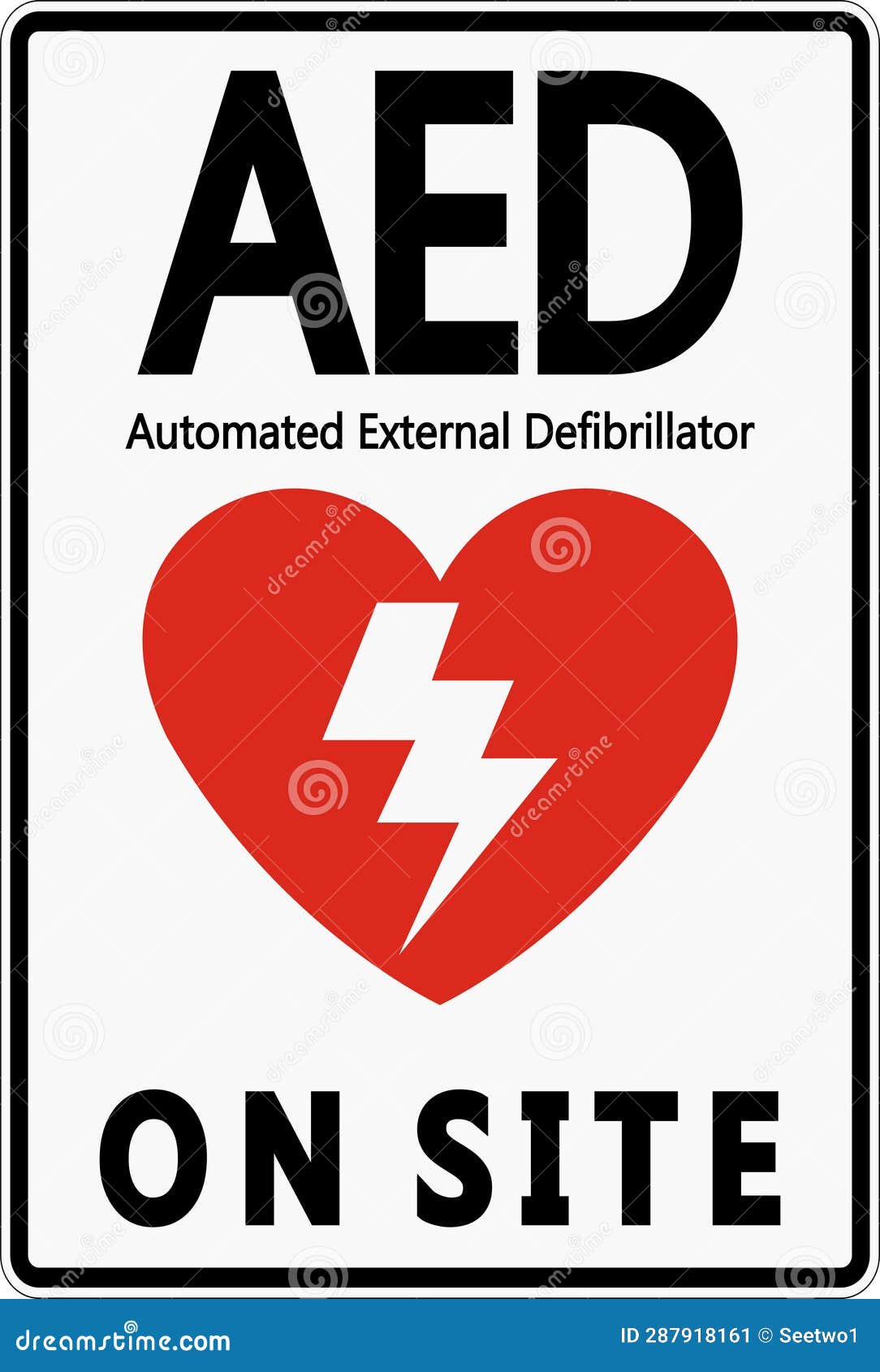 Face Adhesive AED Sign Symbol,label Icon on White Background Stock ...