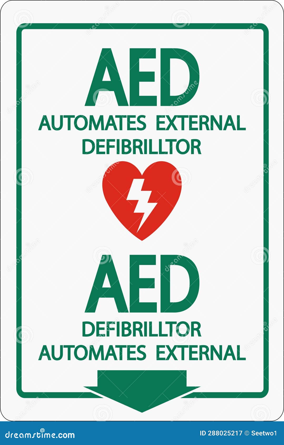 Face Adhesive AED Sign Symbol,label Icon on White Background Stock ...