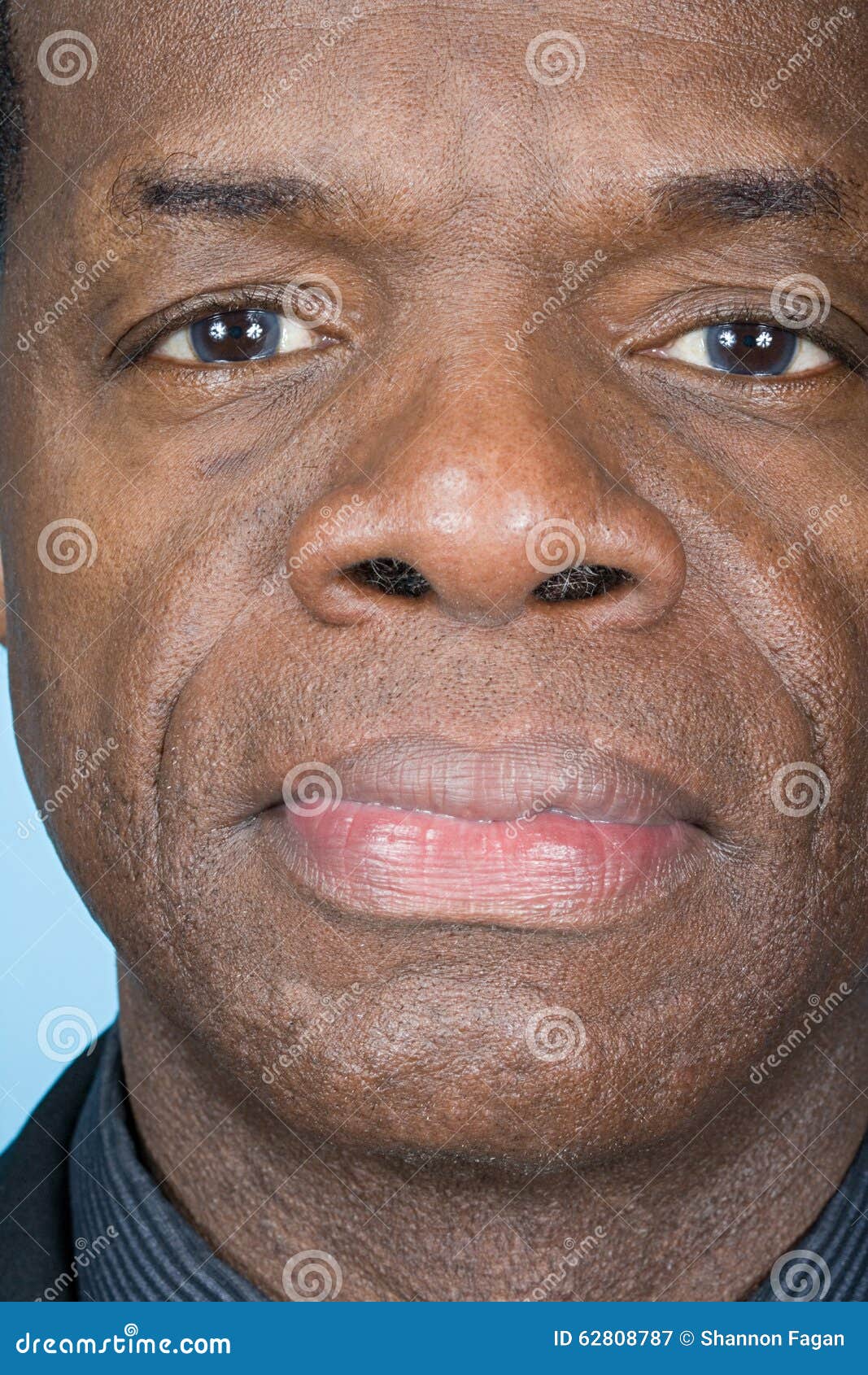Face of an African American Man Stock Image - Image of photograph ...