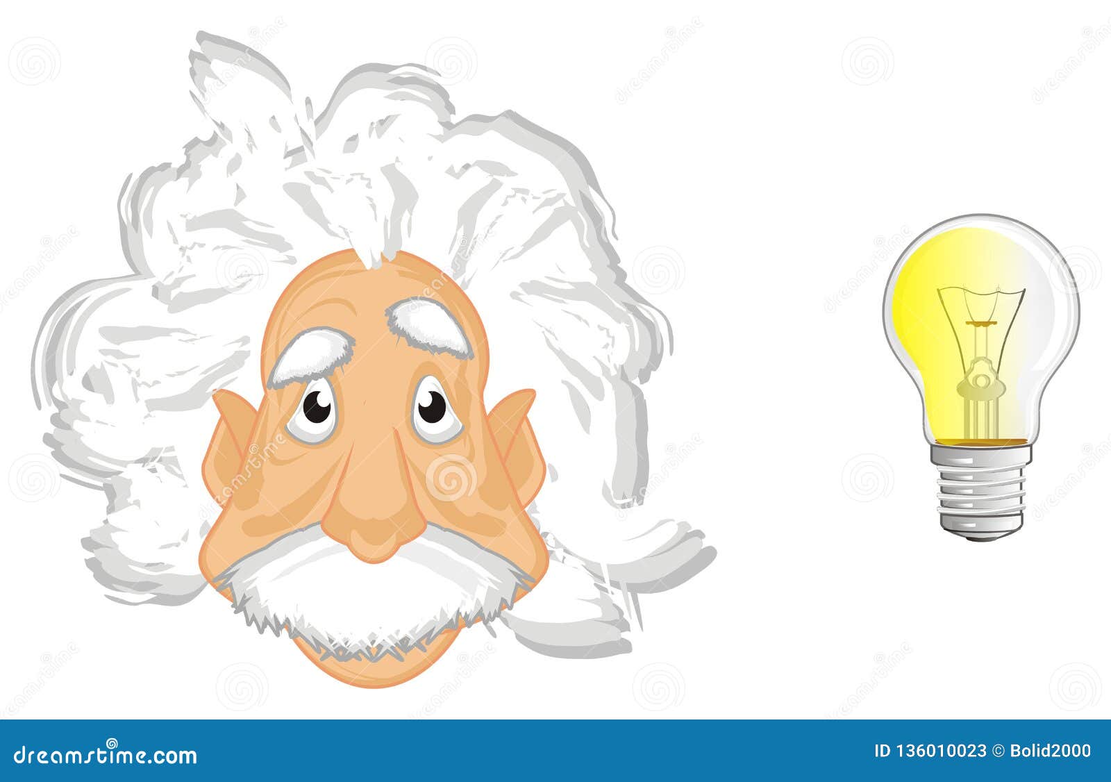 Albert Einstein Inventions Light Bulb