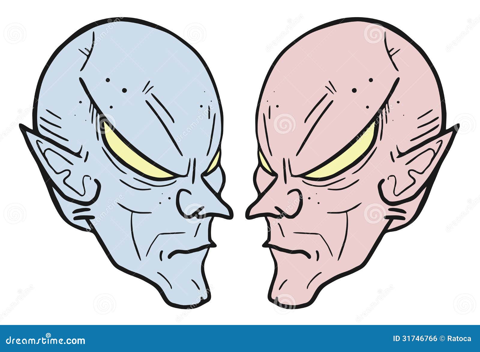 Face alien stock vector. Illustration of face, monster - 31746766