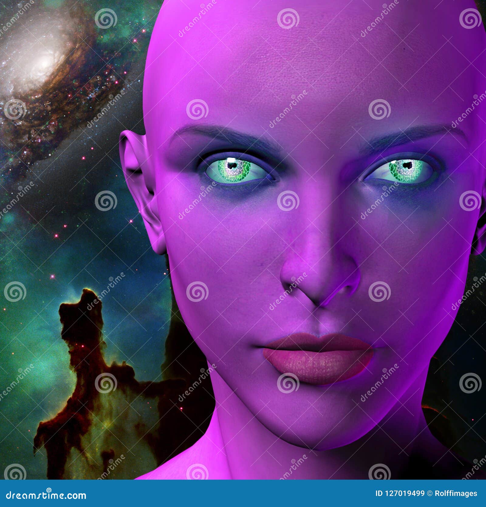 Alien Goddess Stock Photography | CartoonDealer.com #556472