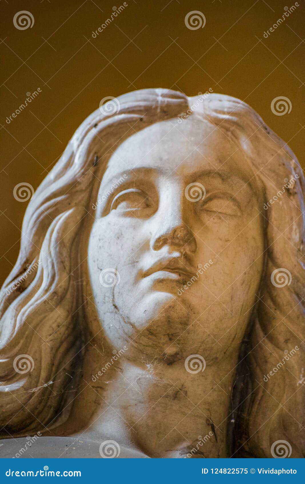 Face of angel stock image. Image of statue, religion - 124822575