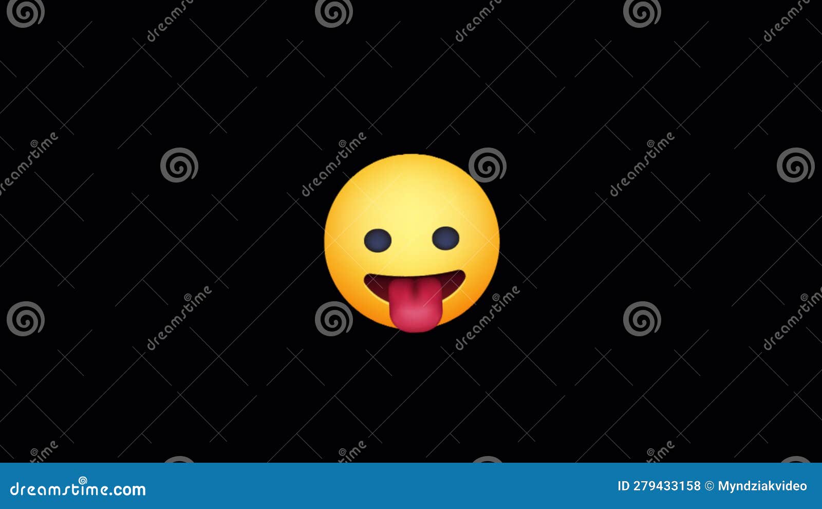 Face Animated Emoji. Crazy Face Flat Animated Emoji Reaction. Alpha ...