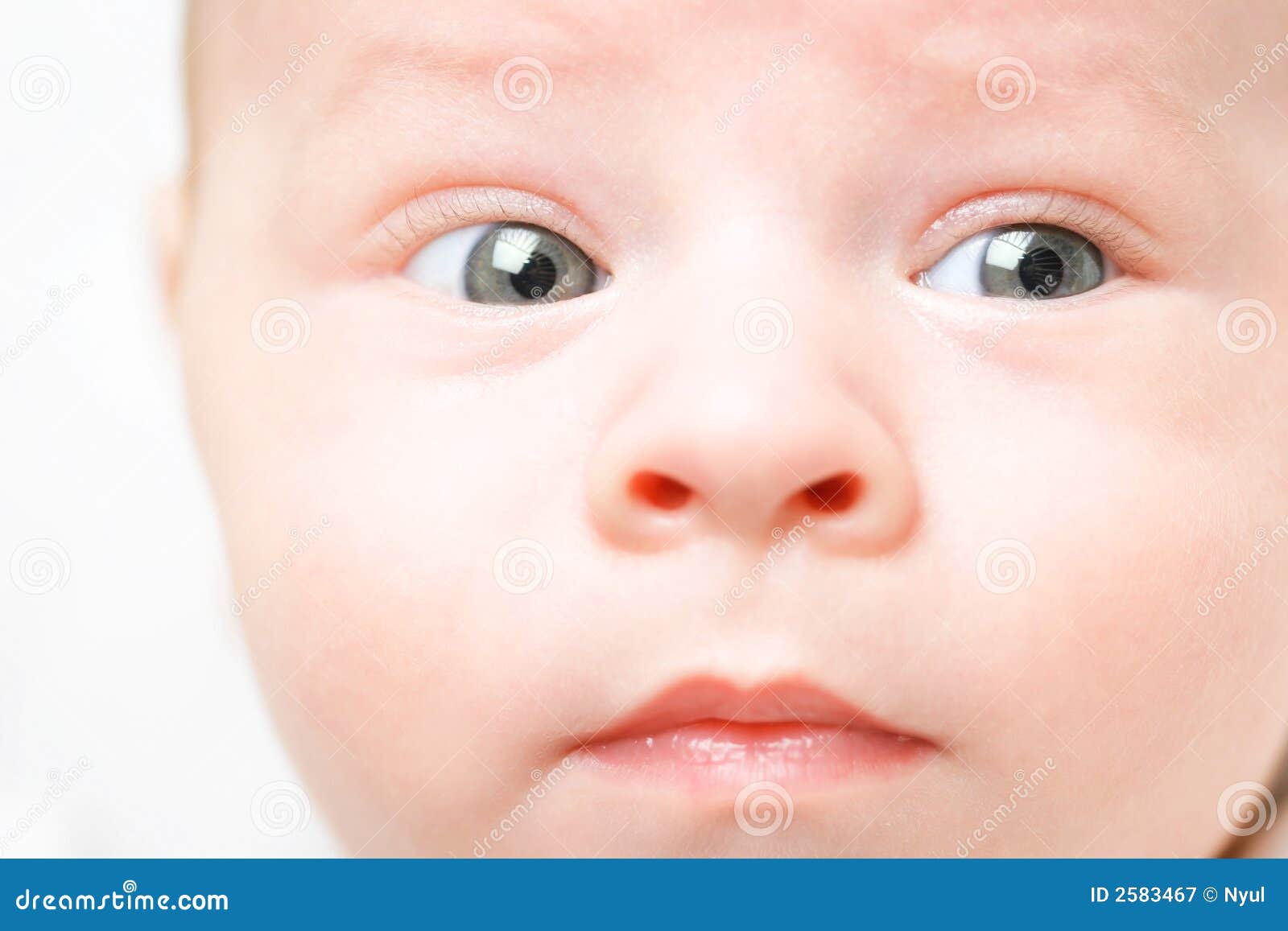 Face of a baby stock image. Image of birth, child, close - 2583467