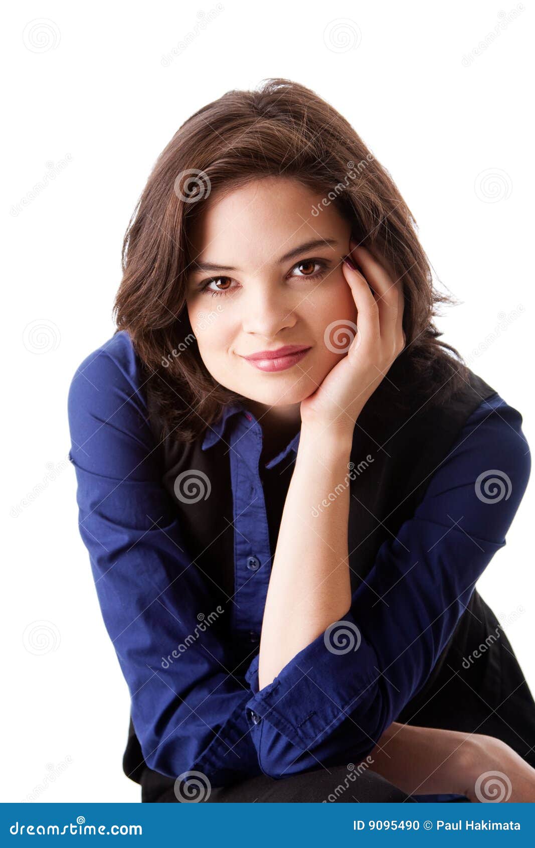 Face of Beautiful Business Woman Stock Photo - Image of portrait ...