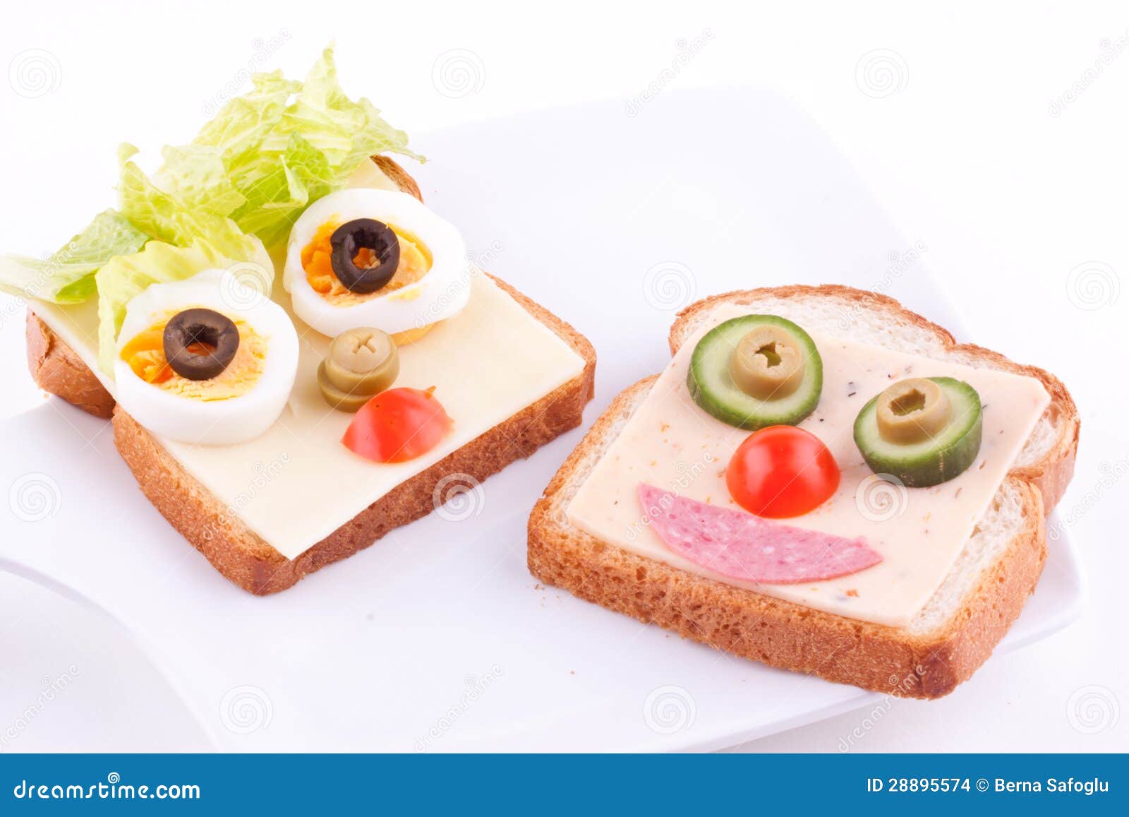 Face On Bread Royalty-Free Stock Photography | CartoonDealer.com #28895429