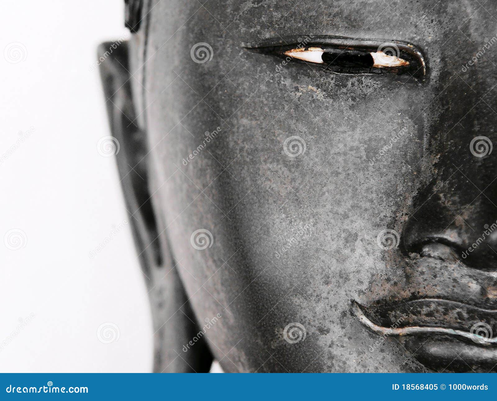 Face of Buddha stock image. Image of ancient, eastern - 18568405