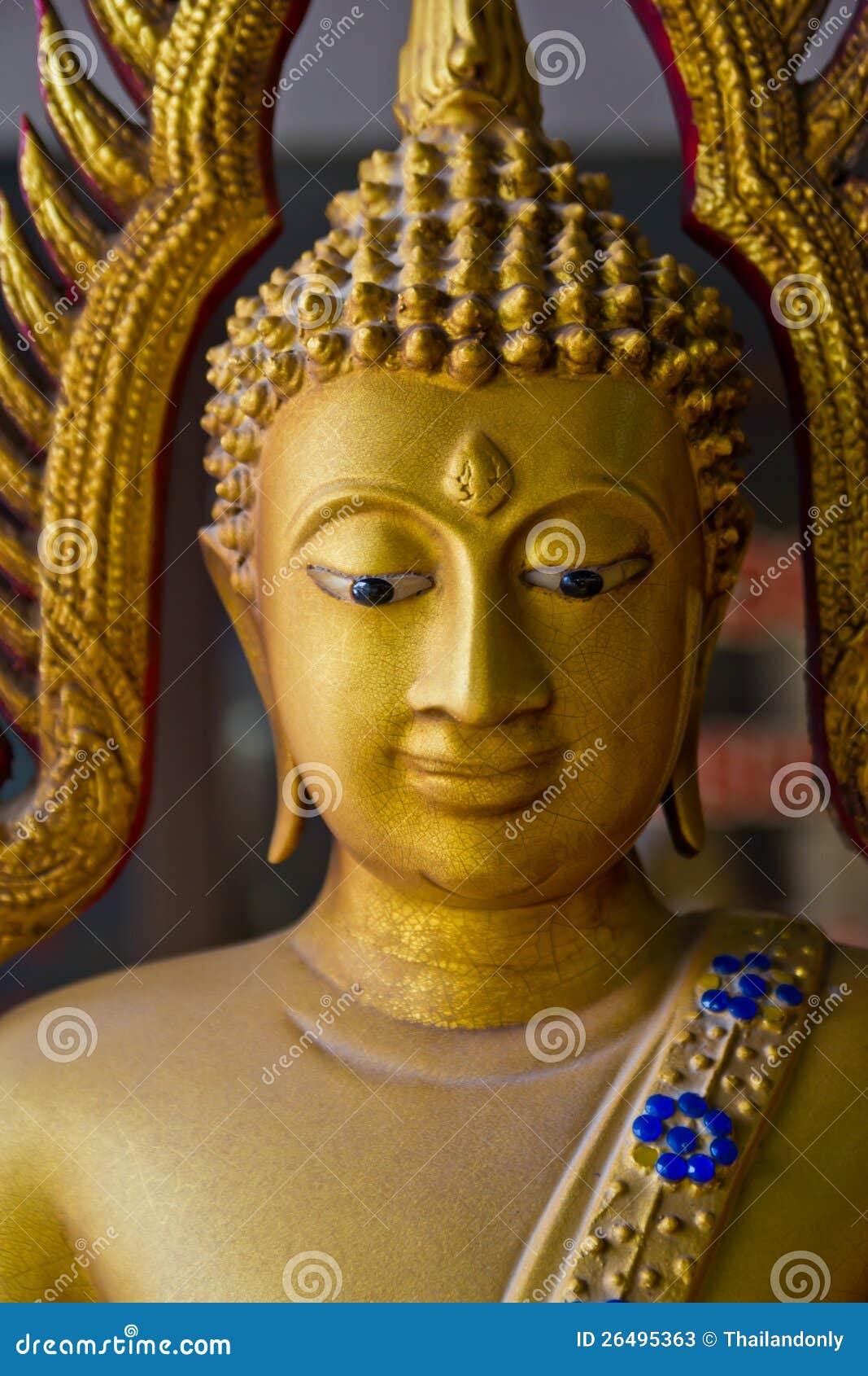 The face of Buddha stock image. Image of peace, peaceful - 26495363