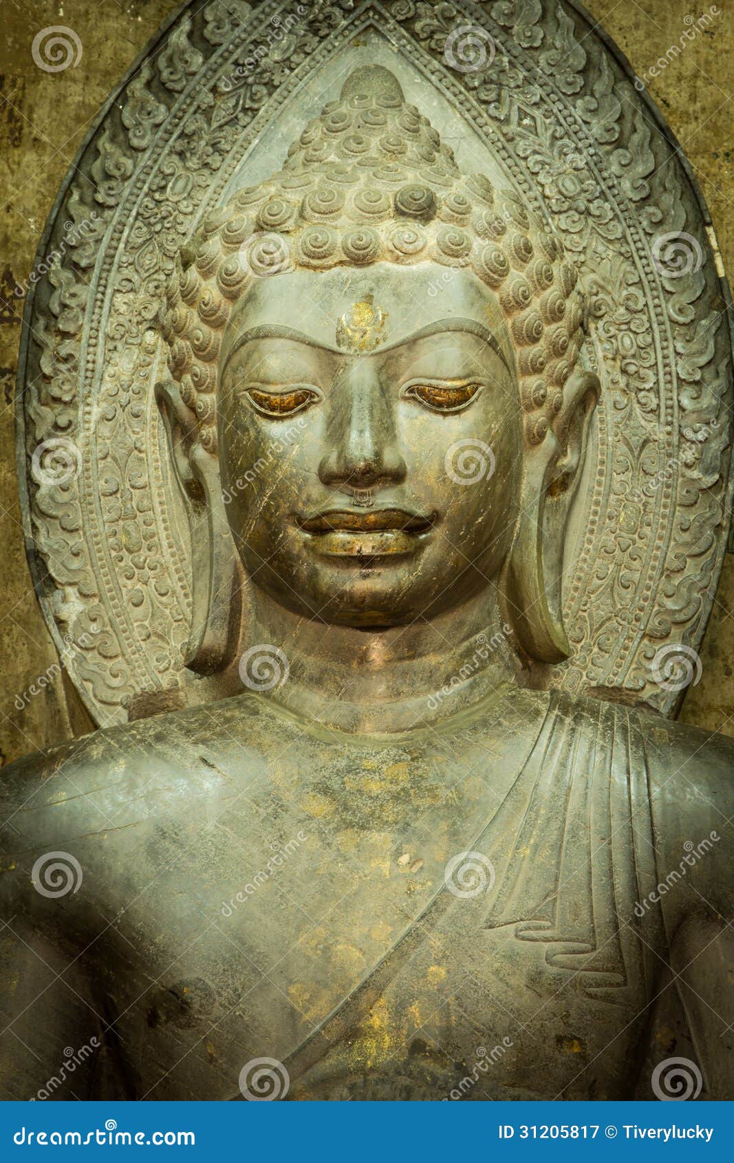 Face of buddha statue stock image. Image of head, meditation - 31205817
