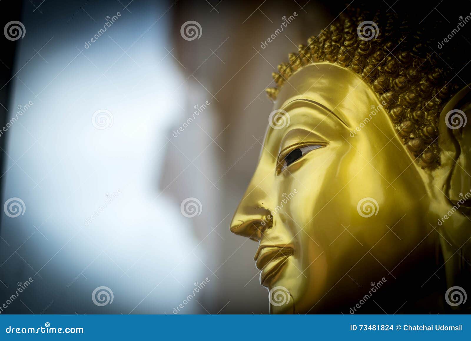 Face buddha statue stock photo. Image of buddha, thailand - 73481824