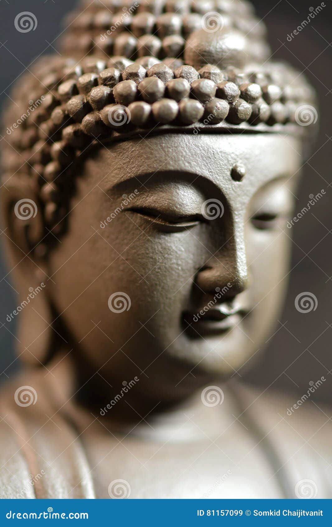 The Face of the Buddha-style Zen Stock Image - Image of concentration ...