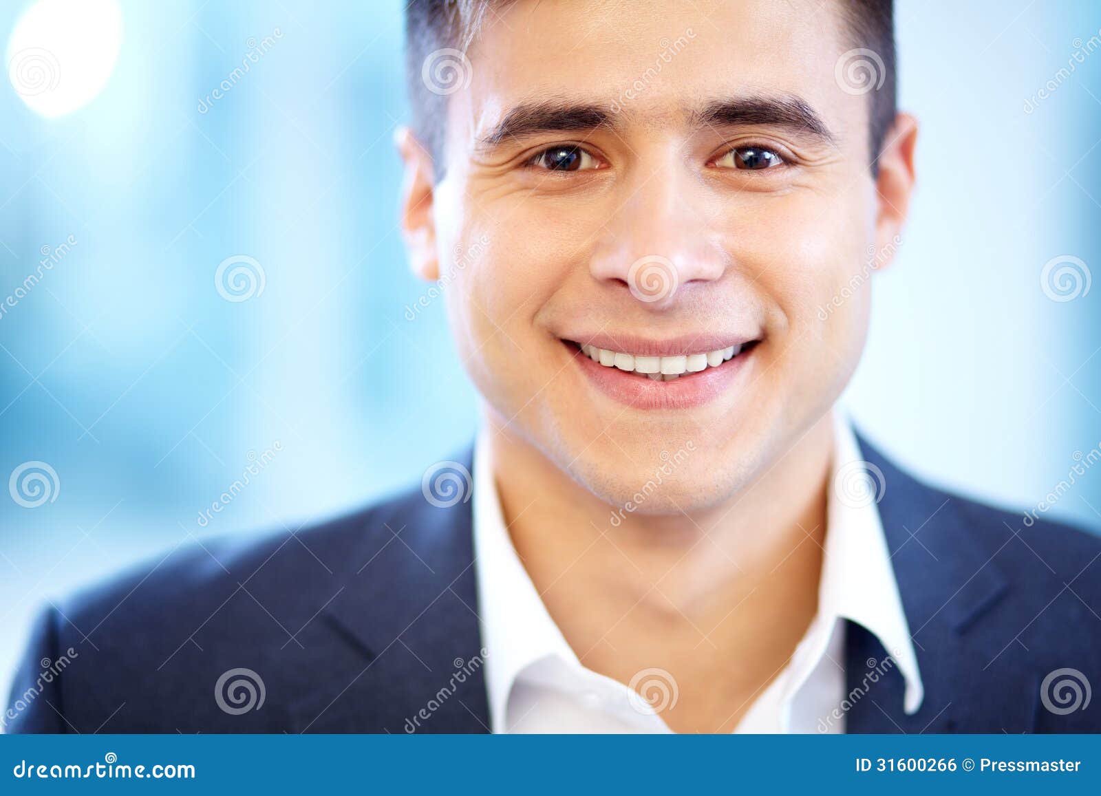 Face of businessman stock photo. Image of human, male - 31600266