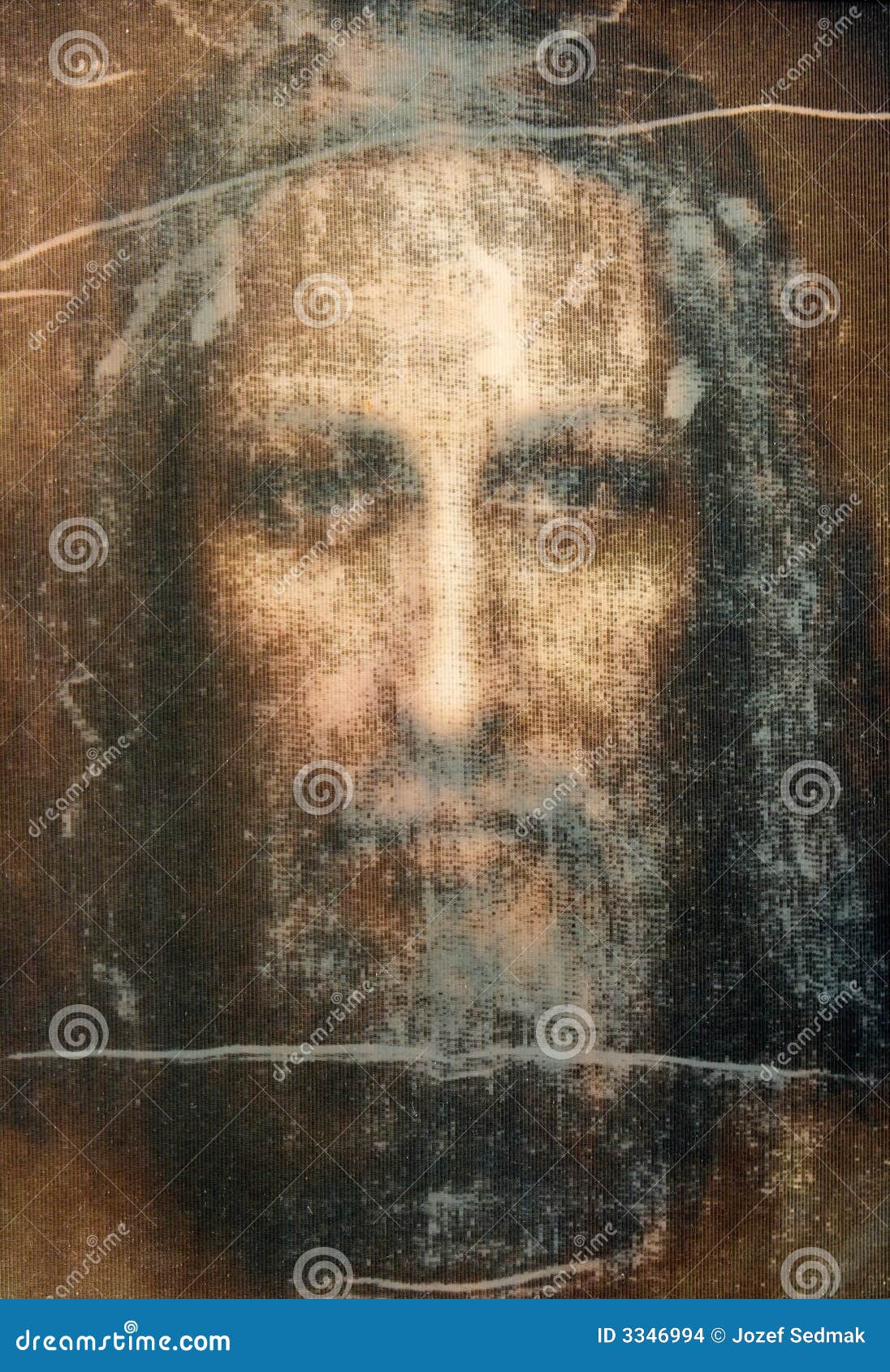 Face of christ stock photo. Image of martyrium, faith - 3346994
