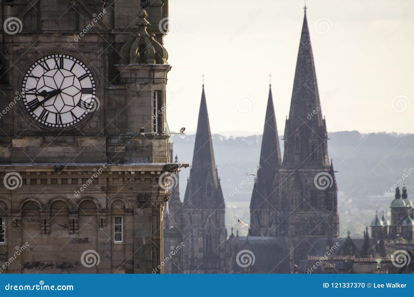 Close up of a Clock Tower stock photo. Image of face - 121337370