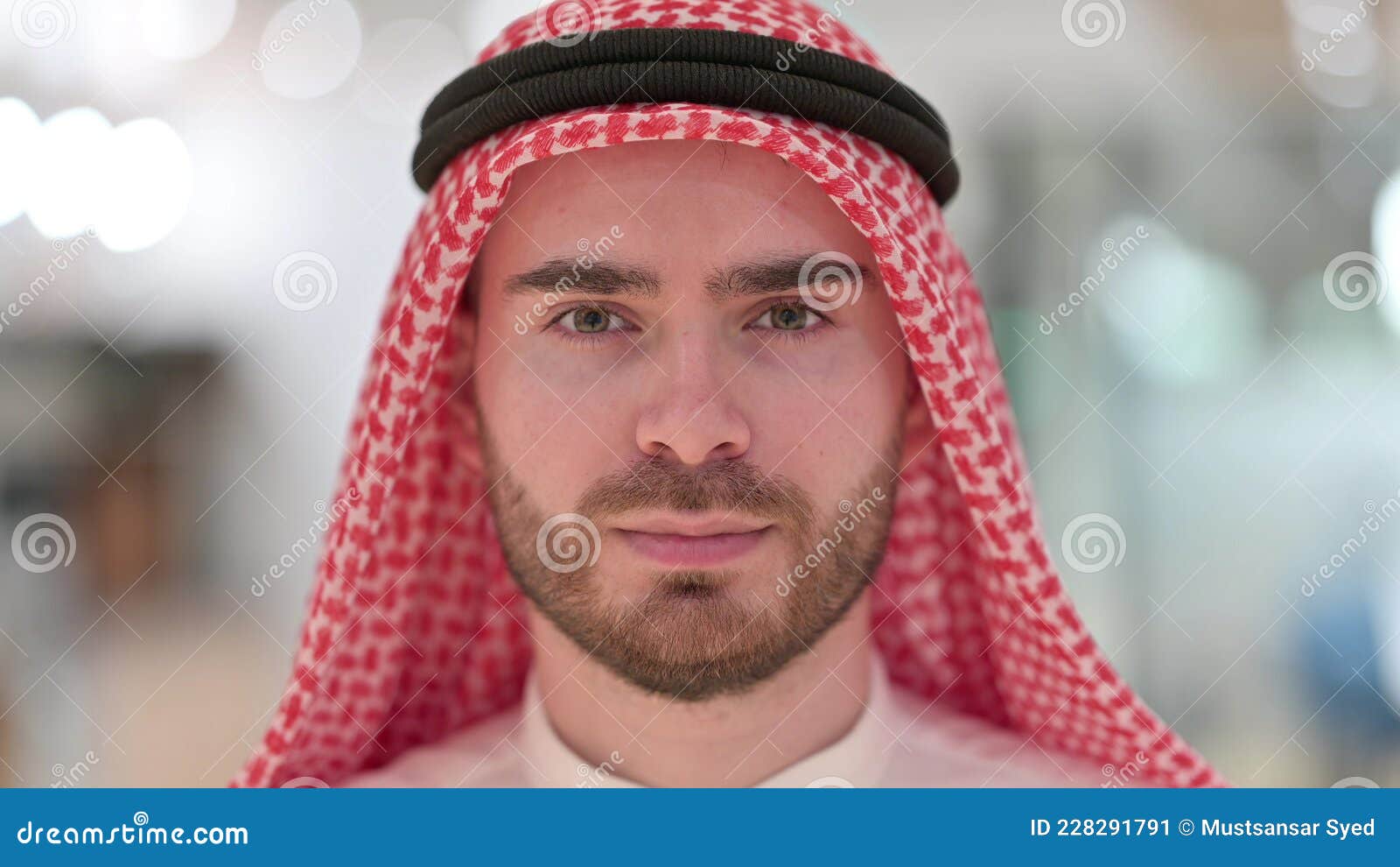 Face Close Up of Serious Young Arab Man Stock Image - Image of arab ...