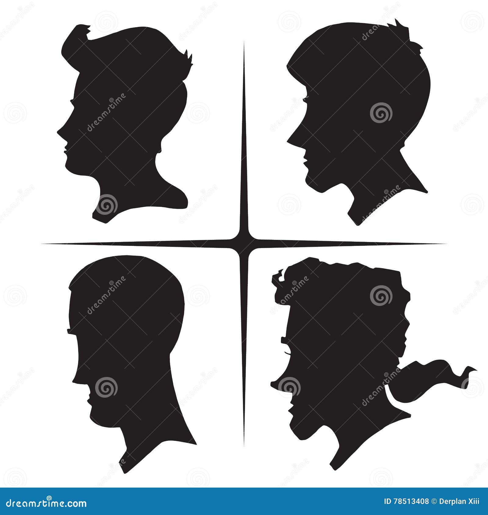 Face color set stock vector. Illustration of person, sign - 78513408