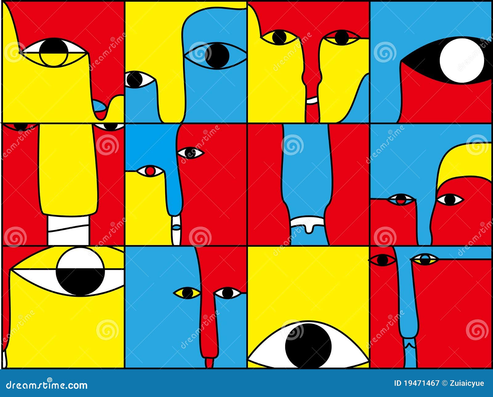 Face and colours stock image. Image of design, background - 19471467