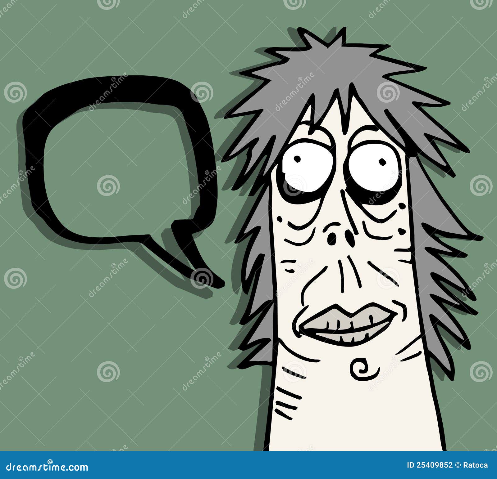 Face comic stock vector. Illustration of expressive, drawing - 25409852