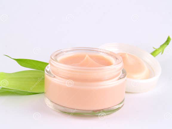 Face cream stock image. Image of foliage, white, care - 10788491