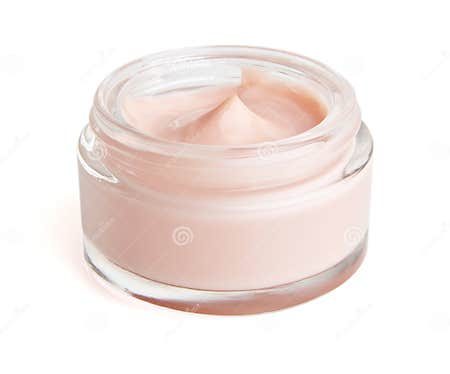 Face cream in a jar stock image. Image of aromatherapy - 12840459