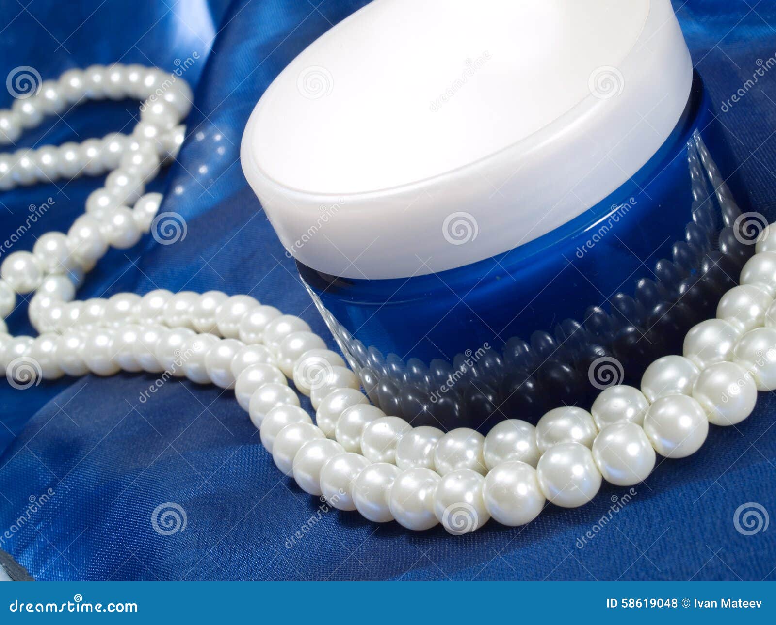 Face Cream with Pearls stock photo. Image of 1000002674 - 58619048